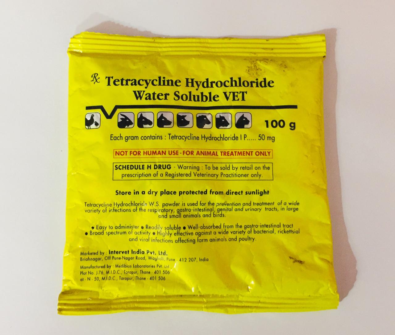 TETRACYCLINE HYDROCHLORIDE POWDER Buy Shop Online india use