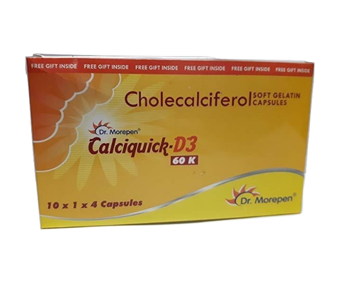CALCIQUICK D3 60K CAPSULE ! Online,India,Uses,Side effects,Price